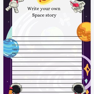Children's Space Activity Book Printable - Etsy UK