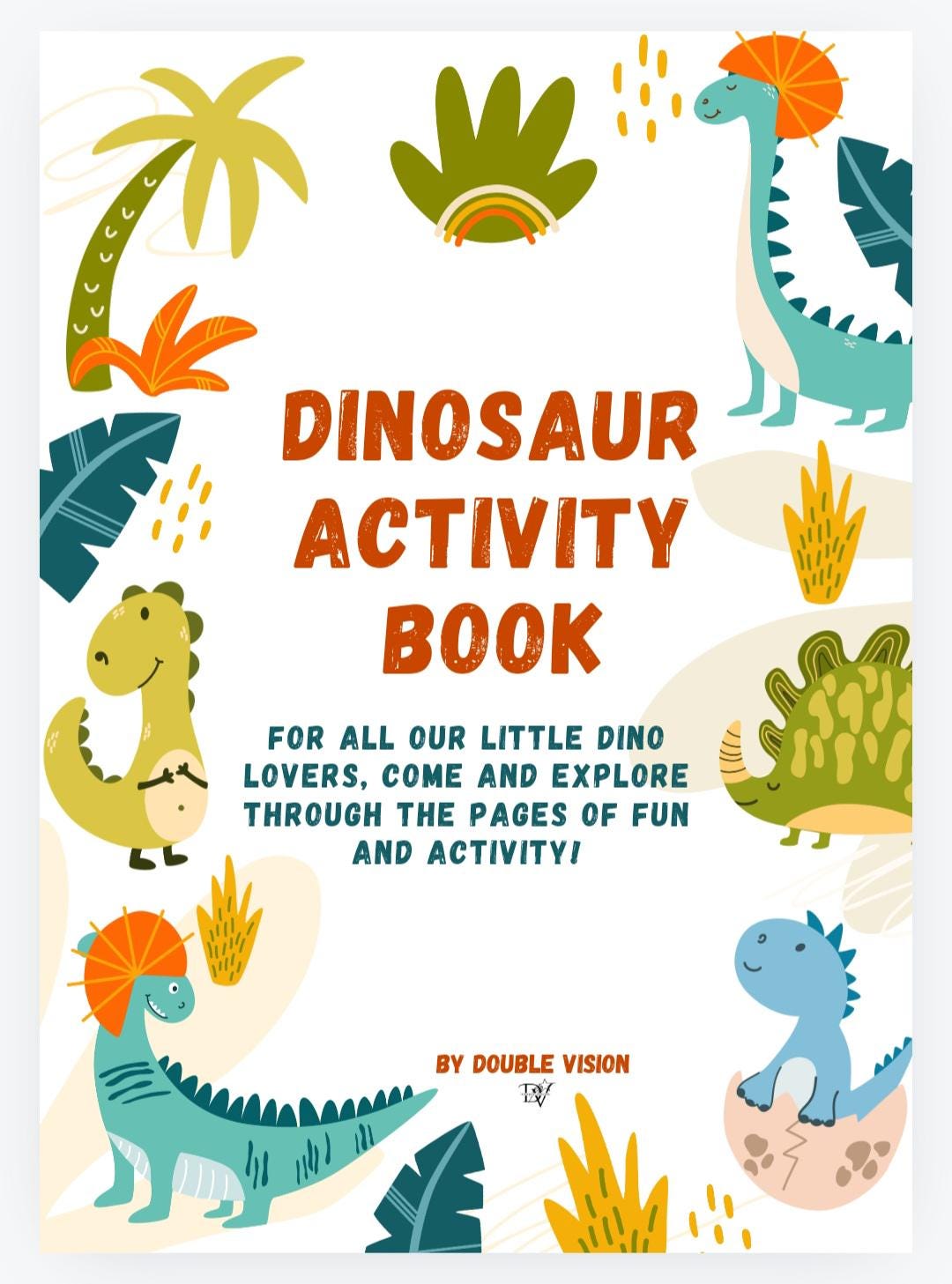 Childrens Dinosaur Activity Book - DIGITAL - Etsy