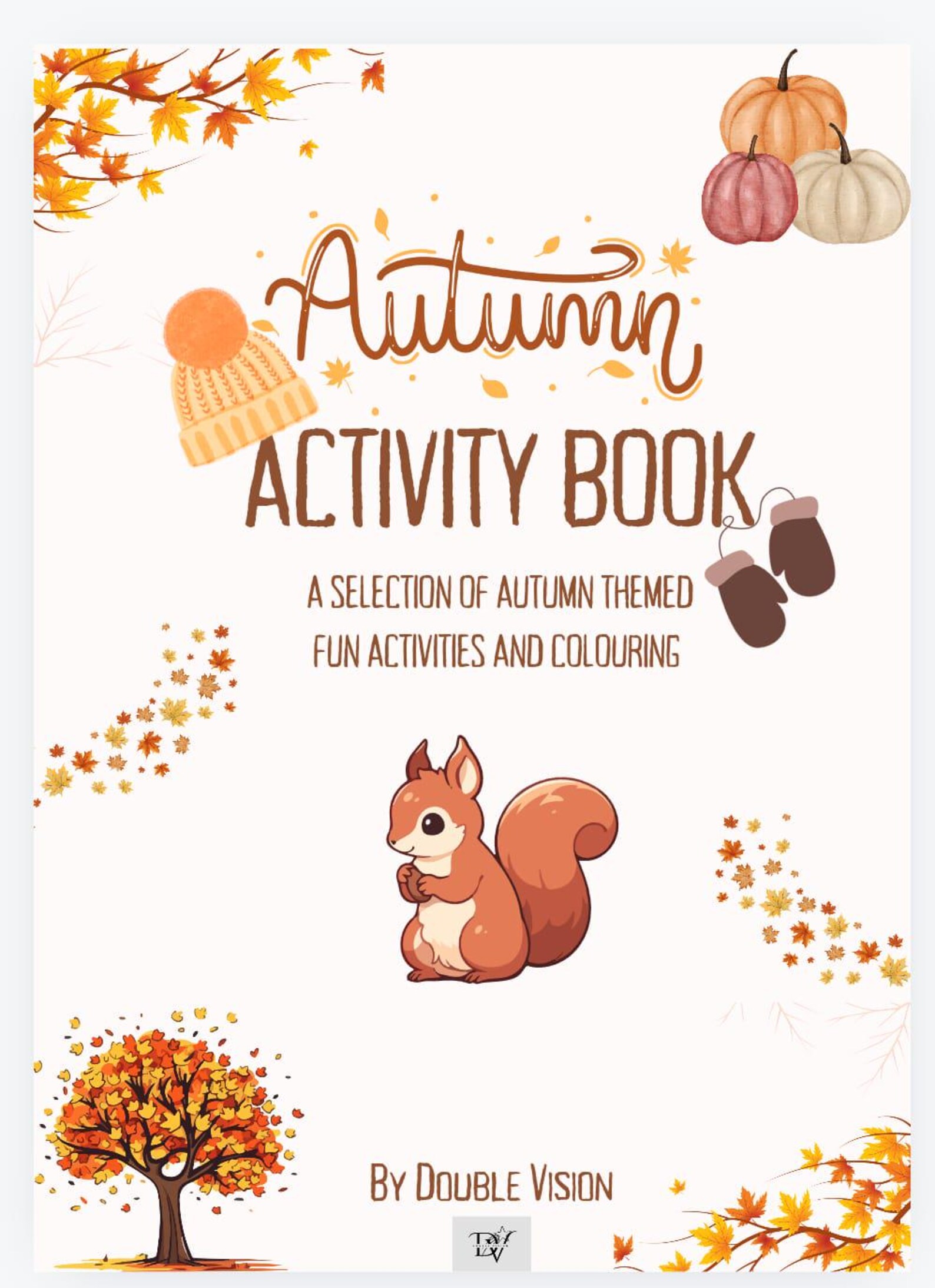 Children's Autumn Activity Book - Etsy