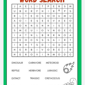 Childrens Dinosaur Activity Book - DIGITAL - Etsy