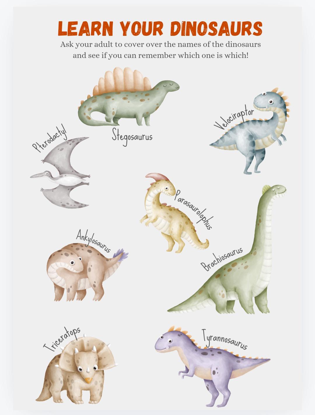 Childrens Dinosaur Activity Book - DIGITAL - Etsy