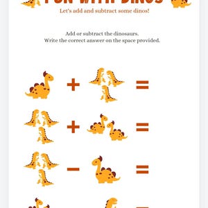 Childrens Dinosaur Activity Book - DIGITAL - Etsy