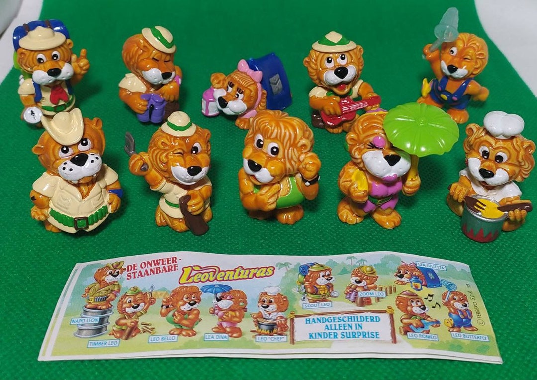 Kinder Surpise Figurine Cartoon Lion 1993 Ferrero Leo Venturas With Bpz ...