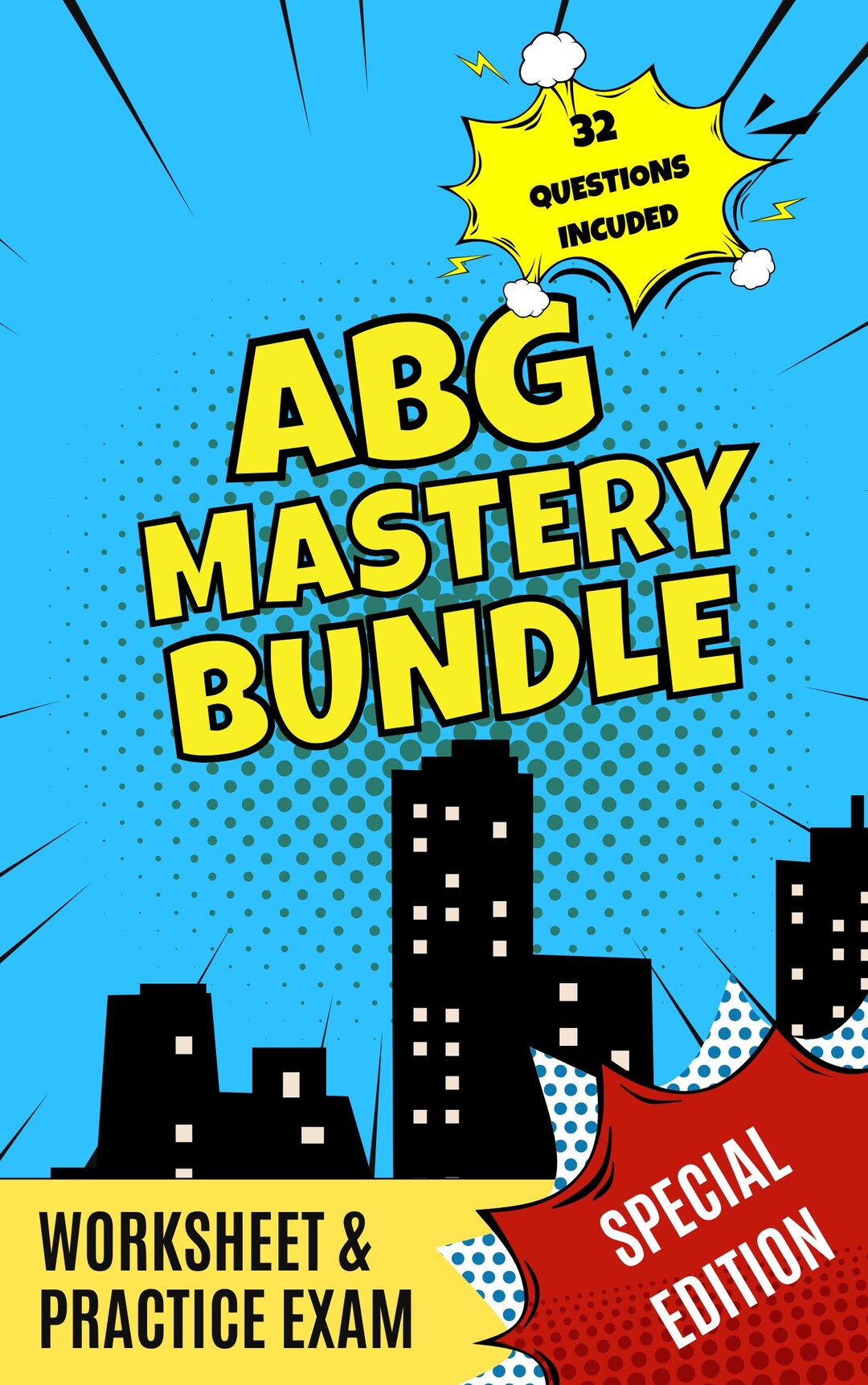 ABG Mastery Bundle: Worksheet & Practice Test for Arterial Blood Gas ...