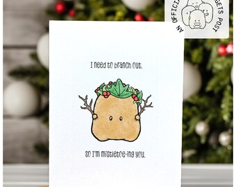 Grinch Face Card, Greeting Cards, Christmas Card, Xmas Card, Unique ...