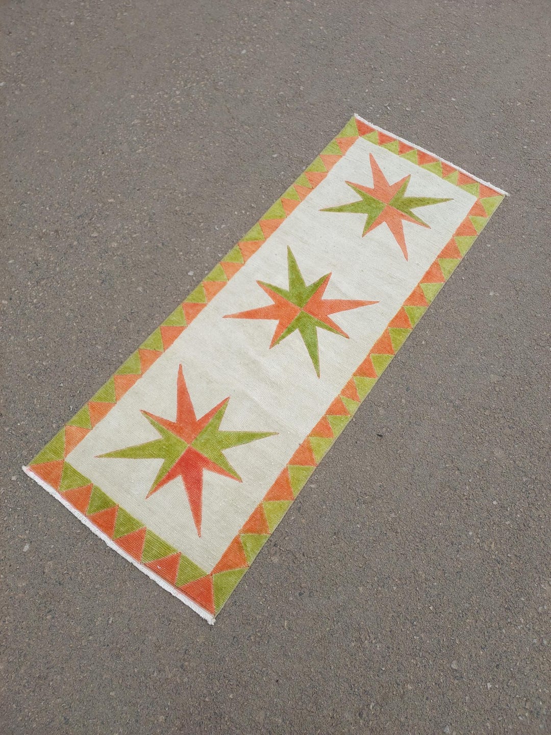 2x5 Vintage Turkish Oushak Runner Rug, Boho Hallway Decor - Etsy UK