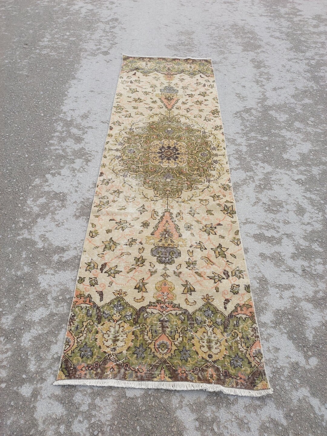 3x10 Vintage Turkish Runner Rug, Entryway Boho Decor - Etsy
