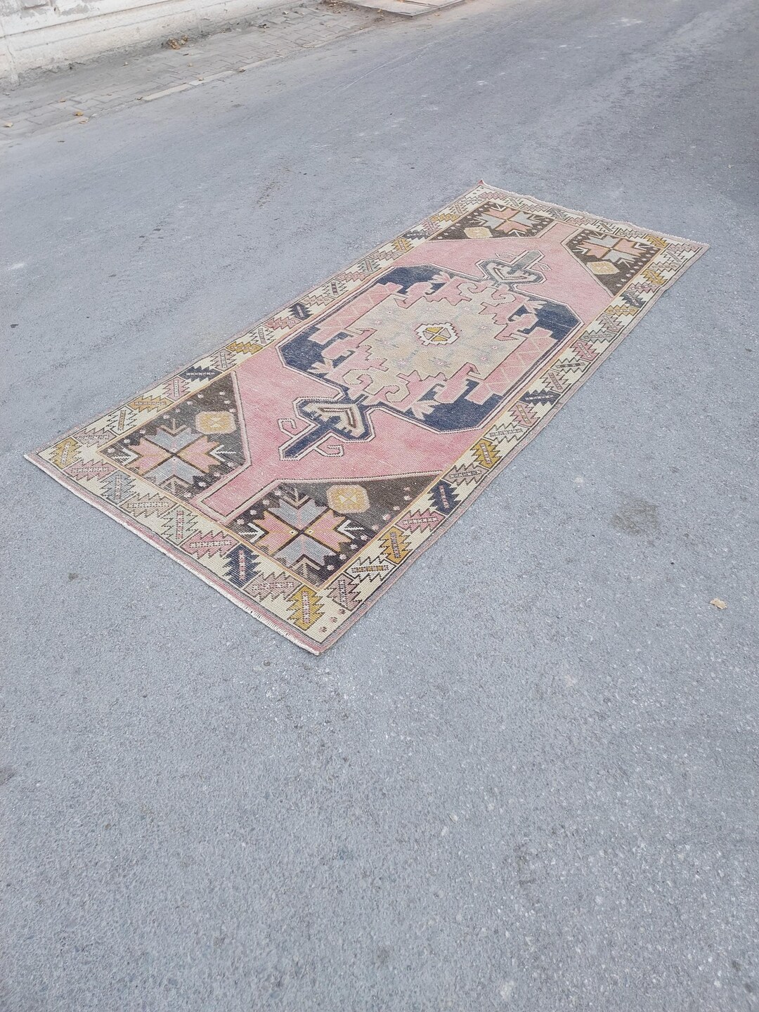 4x10 Turkish Rugs, 4x10 Handmade Rug, 4x10 Vintage Rug, 4x10 Faded Rugs ...