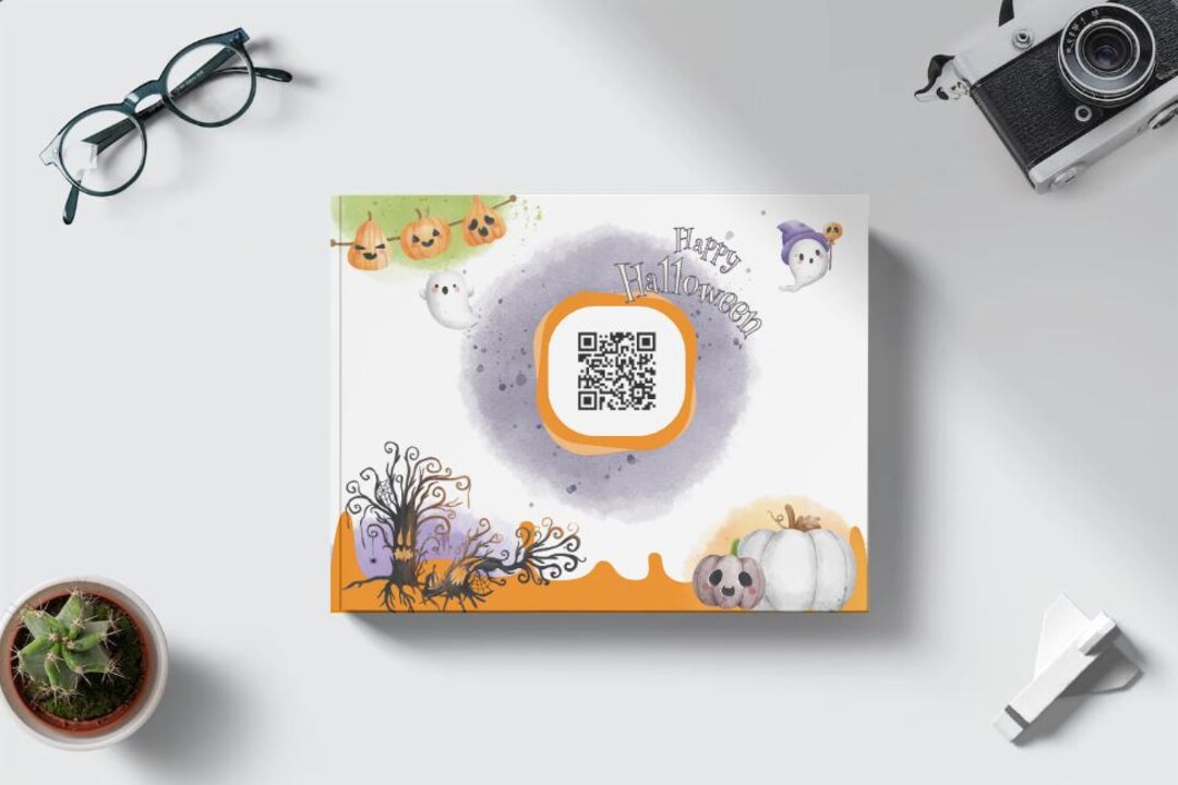 QR Halloween Party Songs, Halloween Party Invitation, QR Scan Paint ...