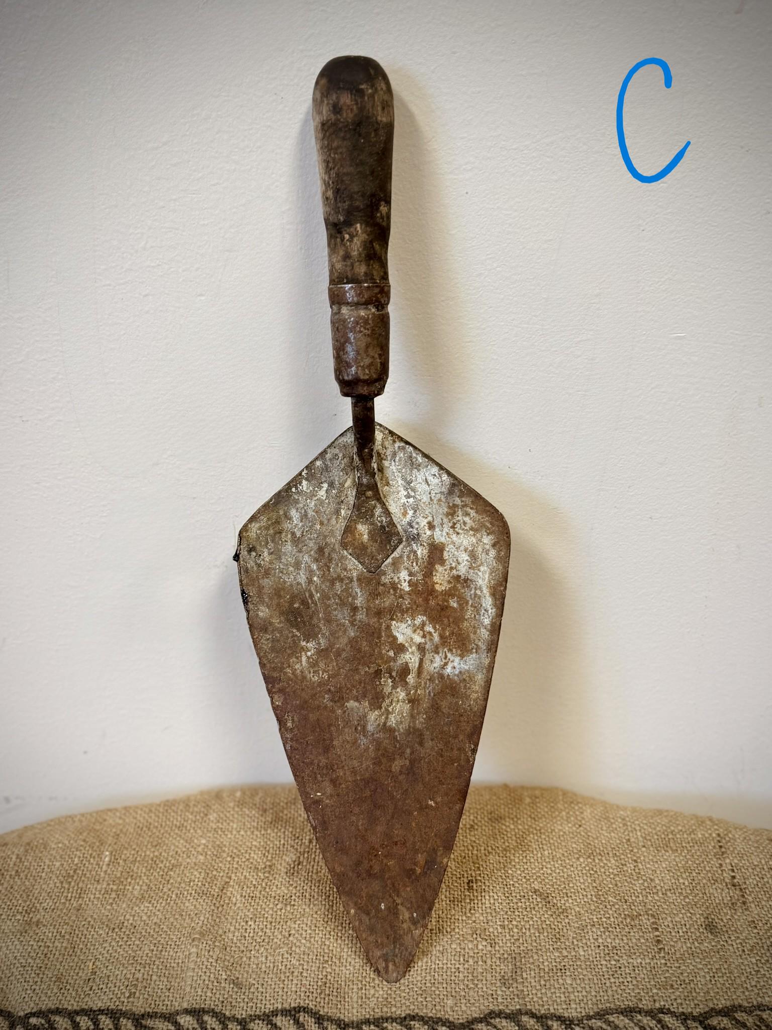 Vintage Masonry Trowels Set | Rustic Reclaimed Tool Decor - Etsy