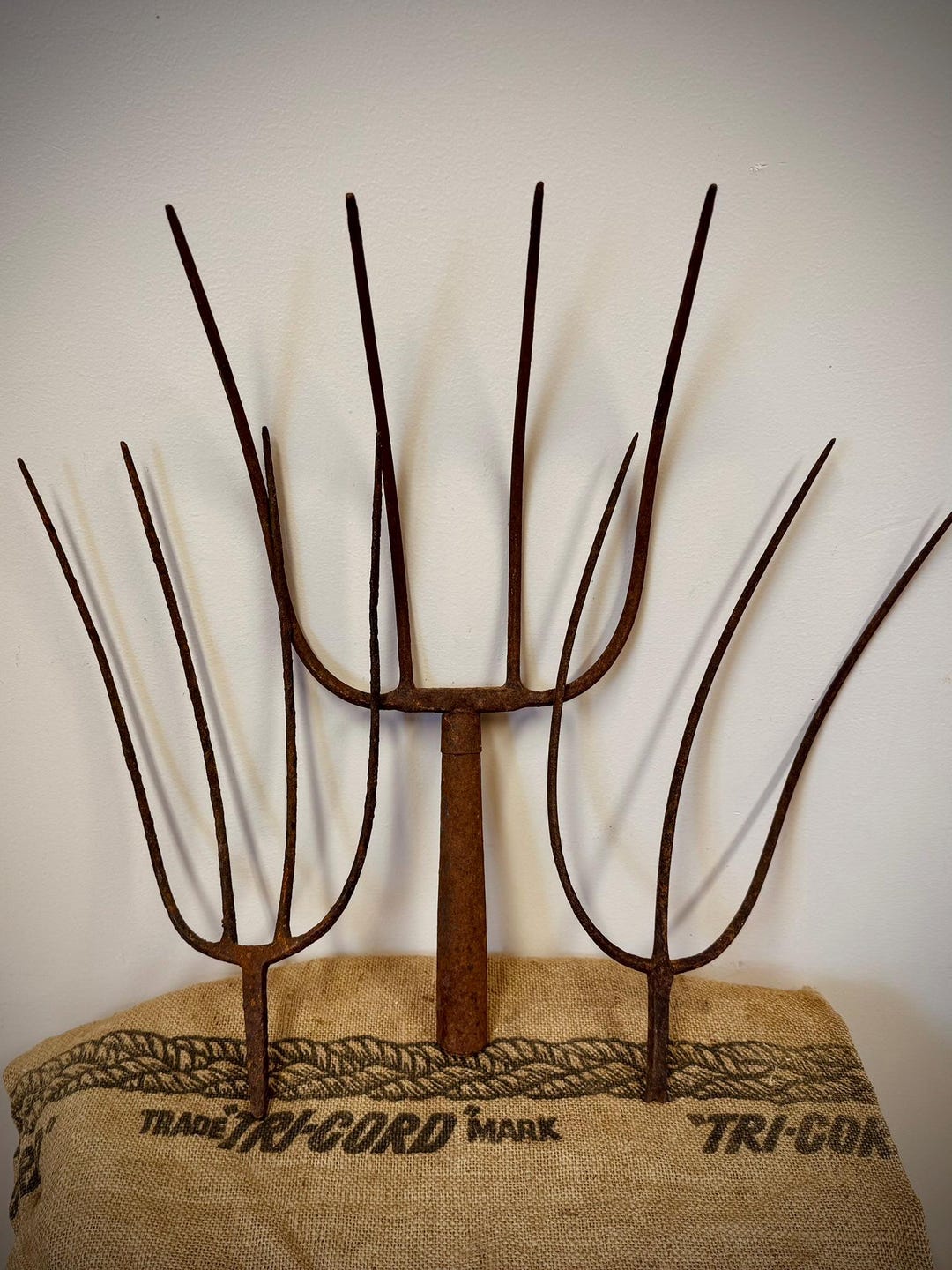 Vintage Pitchfork Heads Collection | Rustic Barn & Farm Decor - Etsy