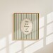 Vintage Green Striped House of Hope Square Print, Digital Download ...