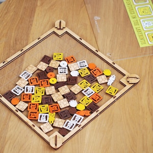 Logic Board Game Adventures in the Laberinth / Wooden Board Game - Etsy