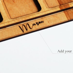 Wooden Board Game Card Holder: Tabletop Organizer With Token Trays - Etsy