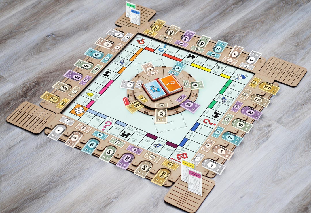 Monopoly Board Frame / Organizer for Monopoly - Etsy