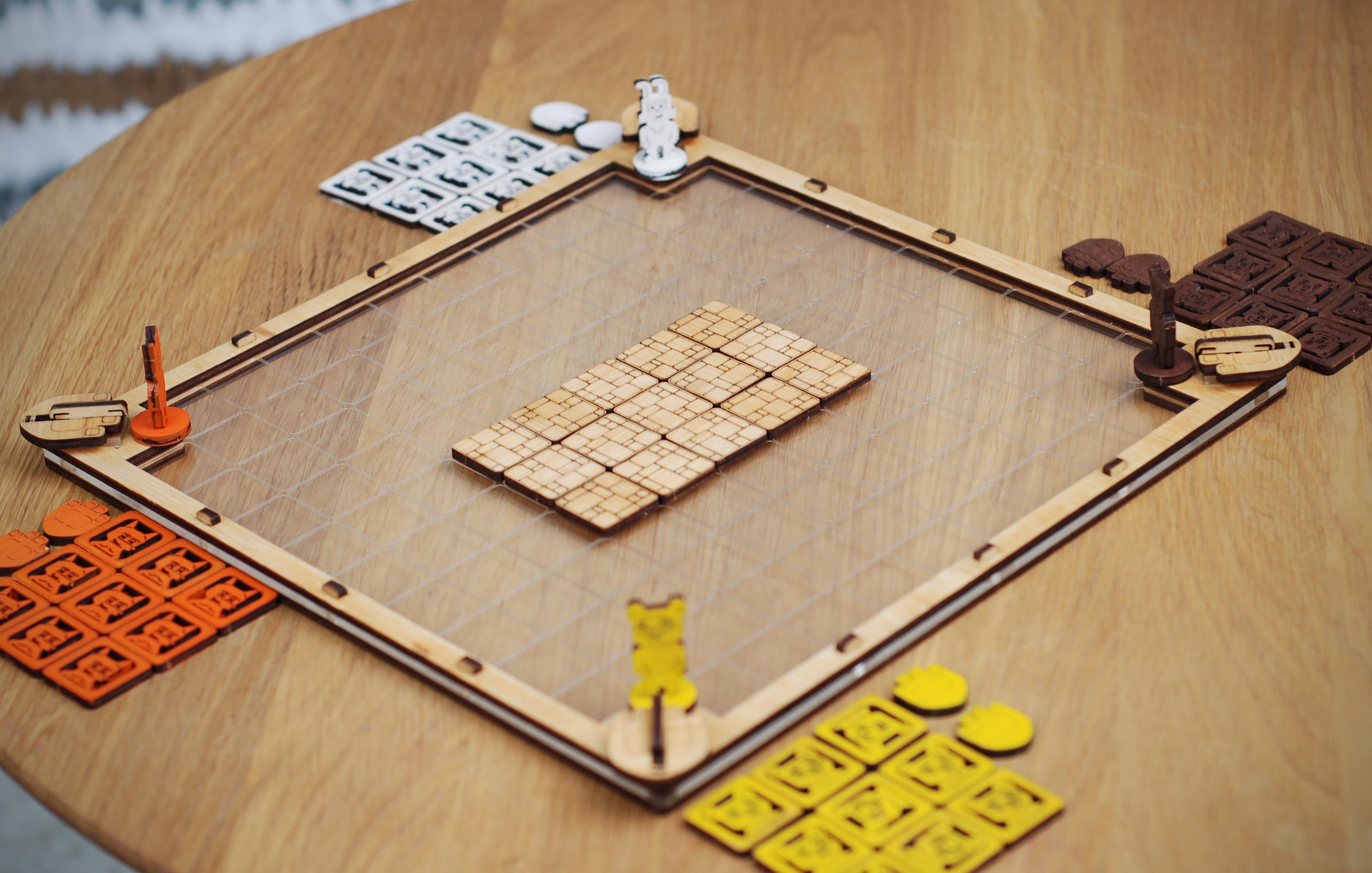 Logic Board Game Adventures in the Laberinth / Wooden Board Game - Etsy