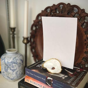 Oyster Shell Wedding Place Card Holder - Table Seating Chart - Etsy