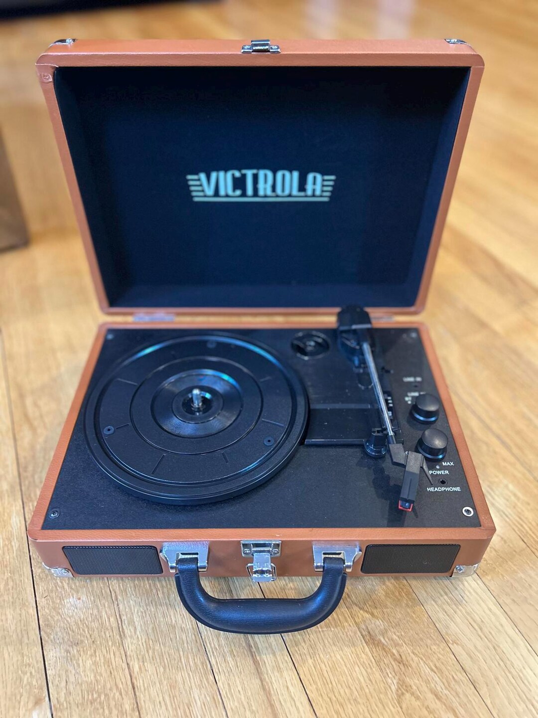 Victrola Portable Suitcase Record Player Turntable - Etsy