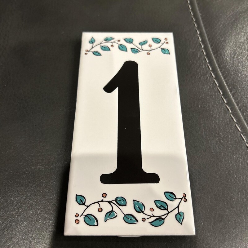 Mosaic House Number - Etsy