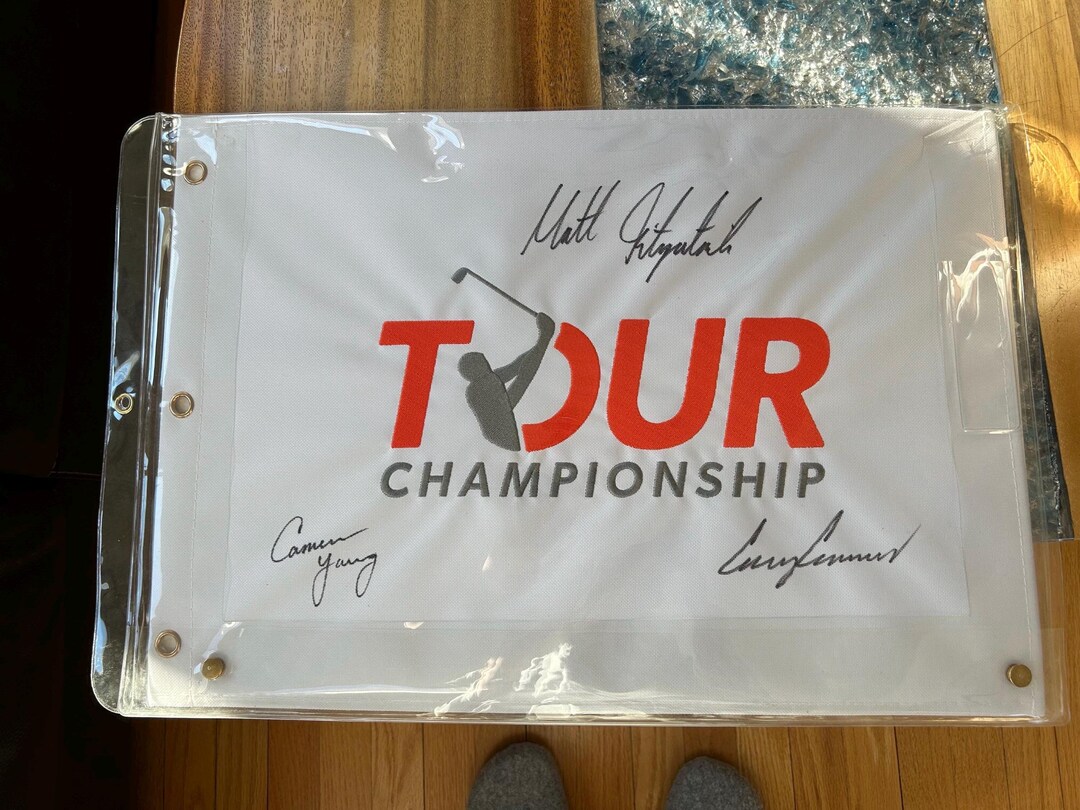 Championship Tour Signed Flag in Carrying Case - Etsy