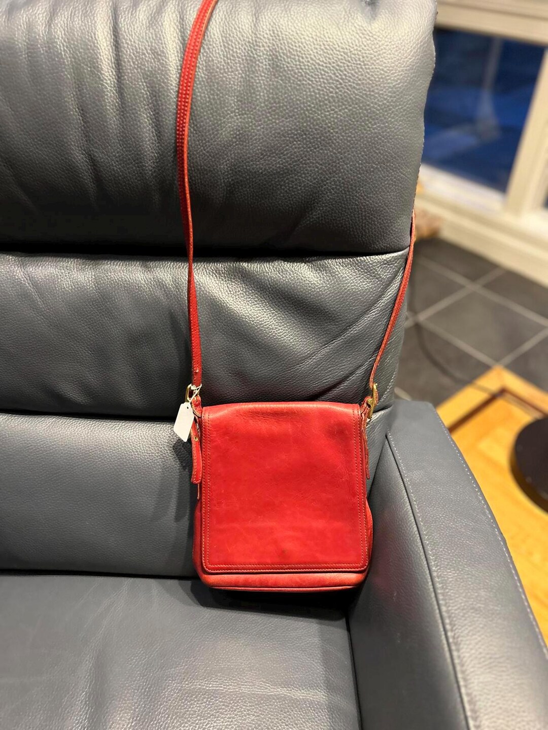 Vintage COACH 9821 Crossbody Bag Flap Small Crossbody - Etsy