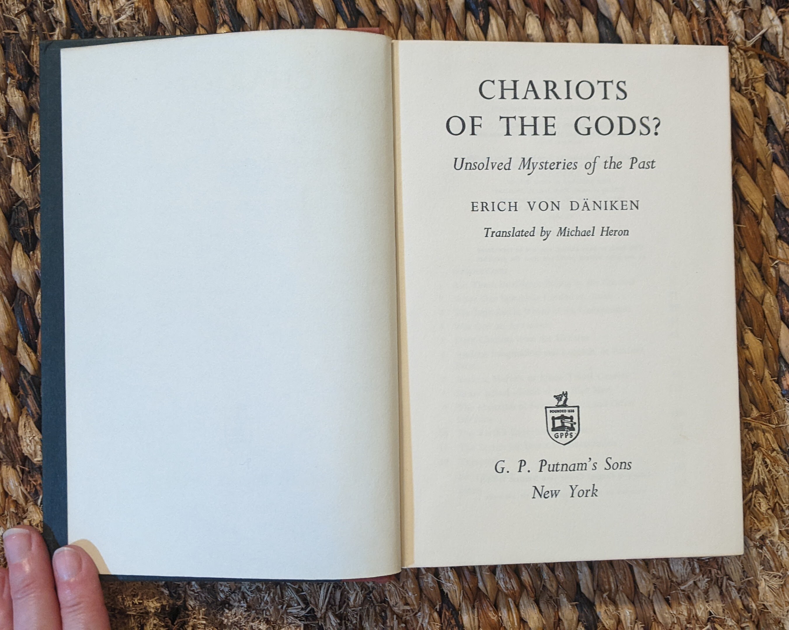 Chariot of the Gods Unsolved Mysteries of the Past Erich Von - Etsy