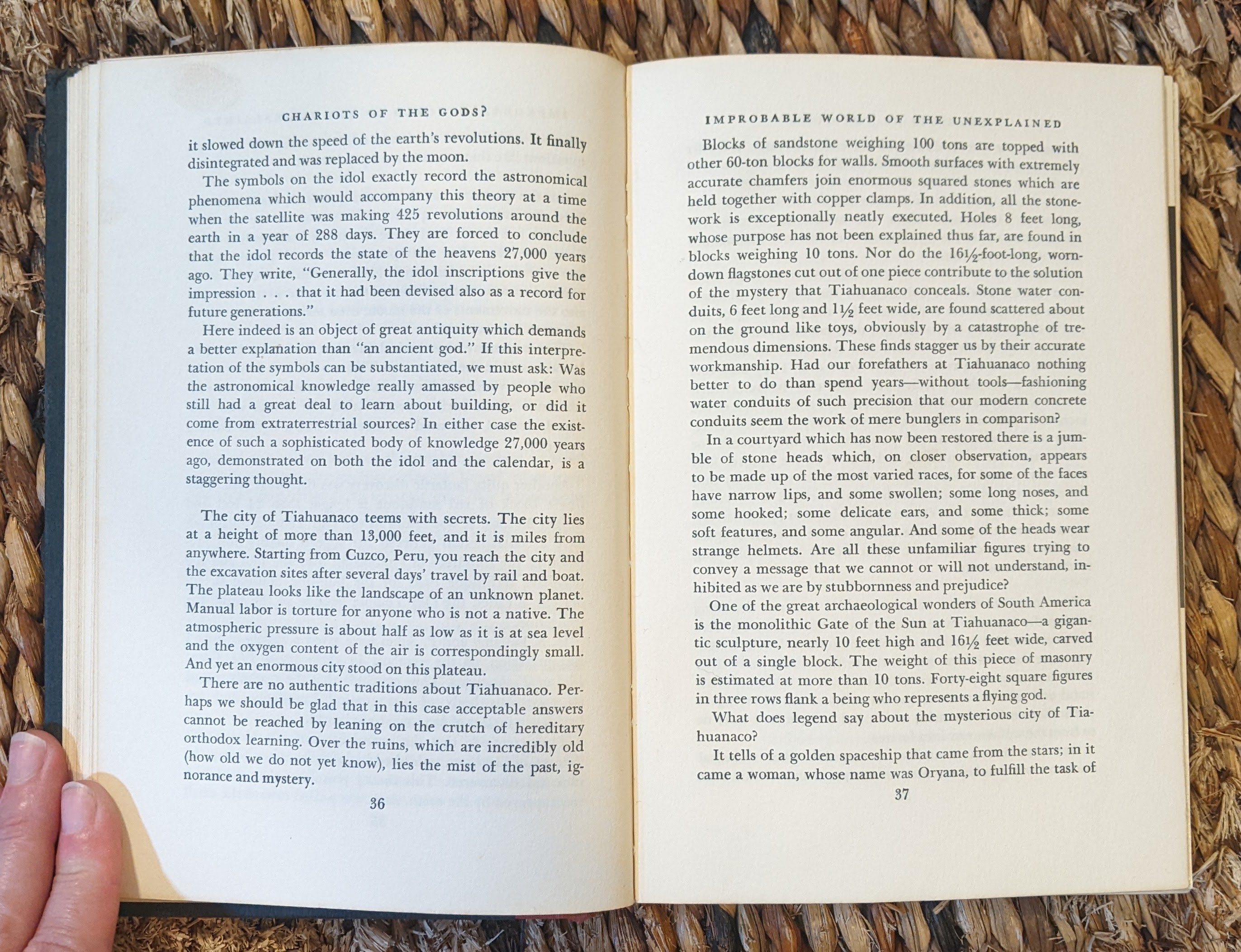 Chariot of the Gods Unsolved Mysteries of the Past Erich Von - Etsy