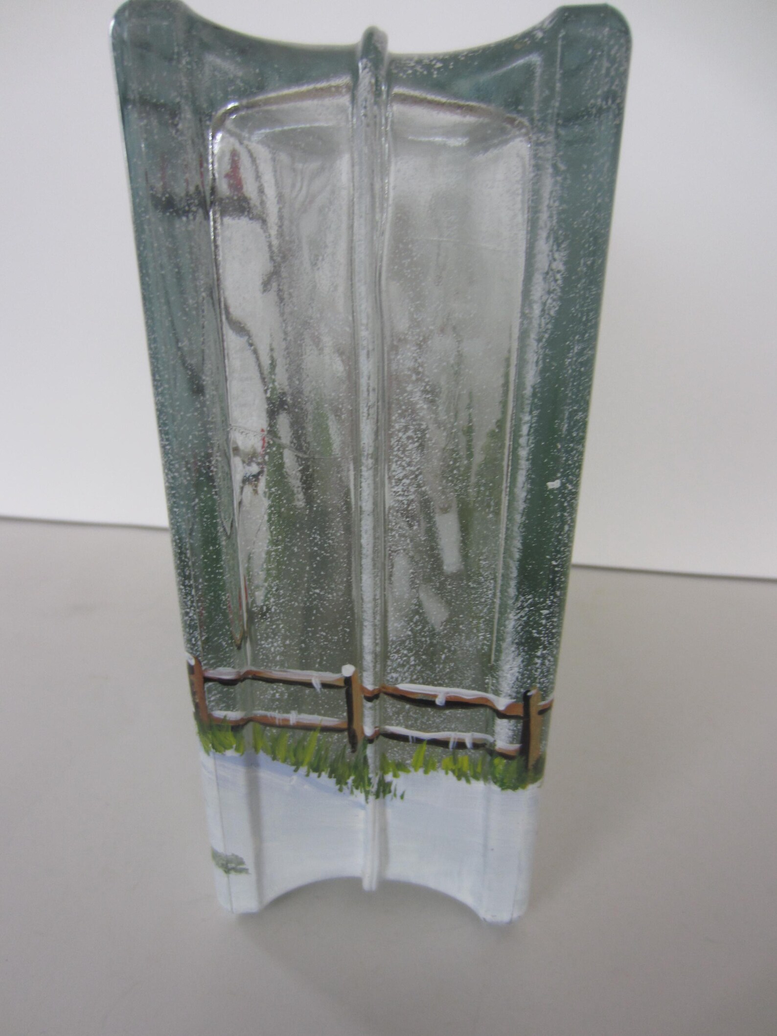 Winter Tree Lighted Block***winter Scene on Lighted Block**cardinals in ...