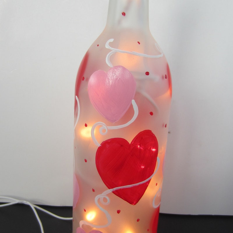 Heart Light up Bottle - Etsy
