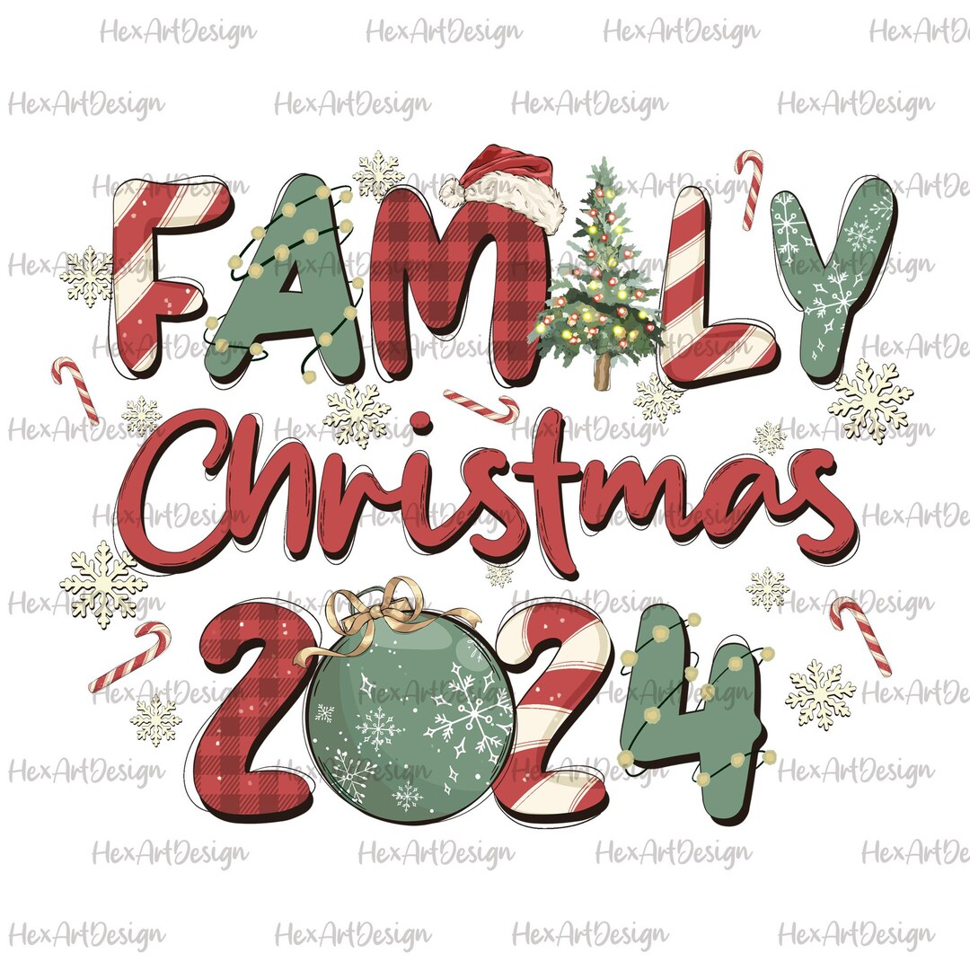 Family Christmas 2024 PNG, Merry Christmas, Family Holidays, Cozy ...