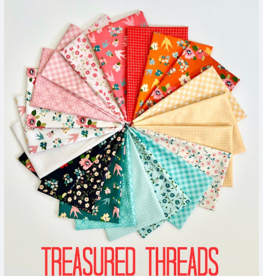 Treasured Threads 5” Squares From Poppie Cotton - Etsy