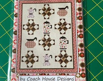 Latte Time Quilt Epattern, 5780-1e, Digital Pattern, Coffee Lap Quilt ...