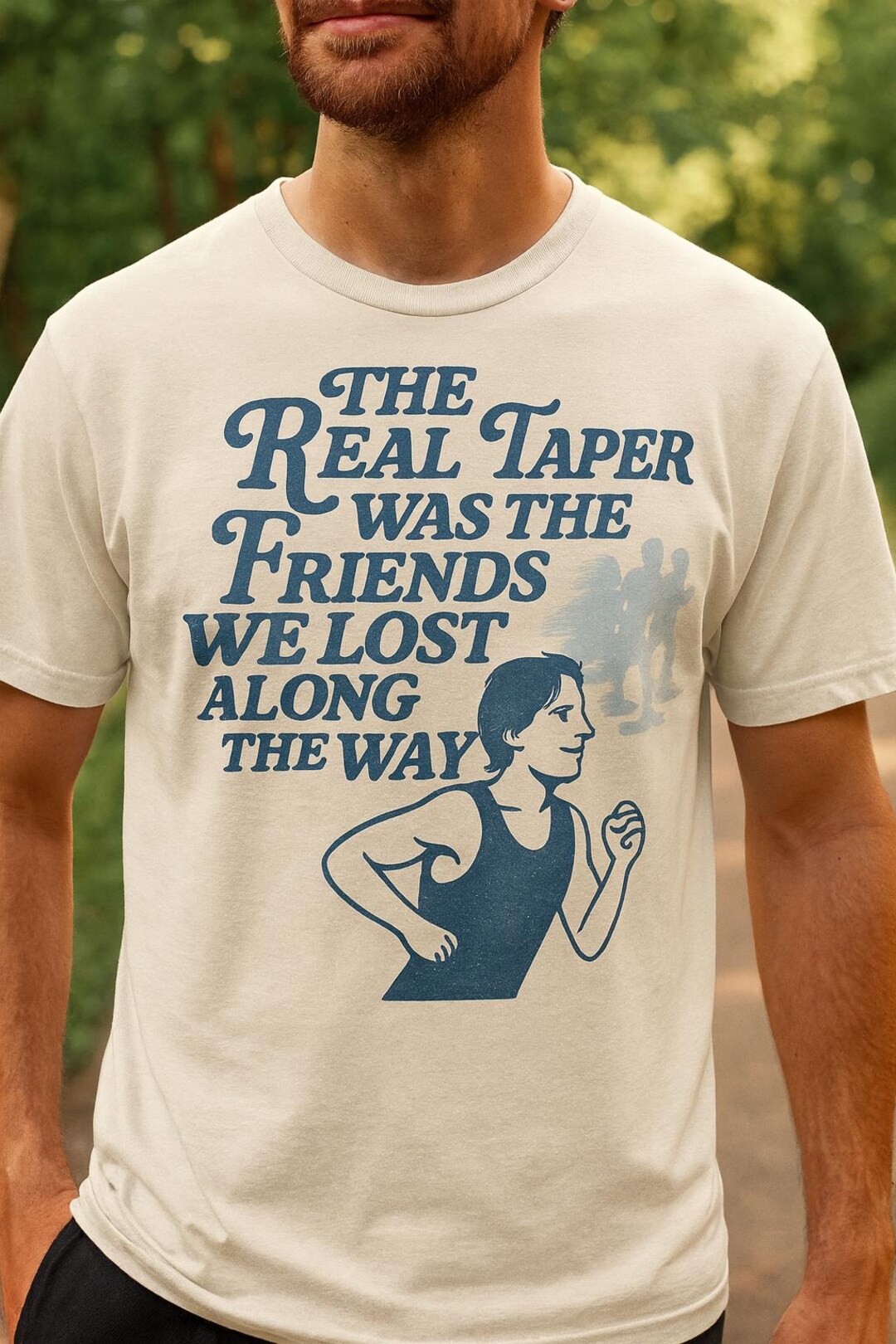 Funny Running Shirt: Marathon Training Tee - the Real Taper - Etsy