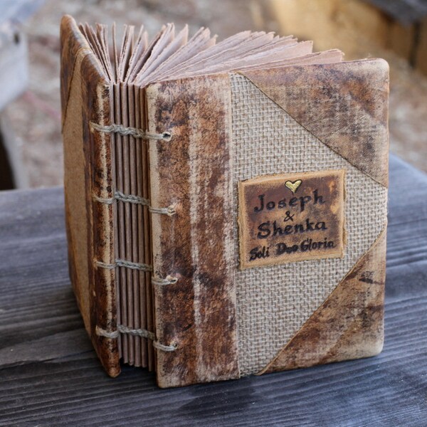 Rustic Leather Book - Etsy
