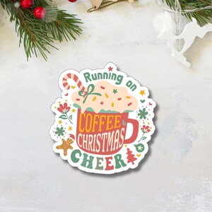 Boho Christmas Coffee Sticker for Planner for Journal for Notebook ...