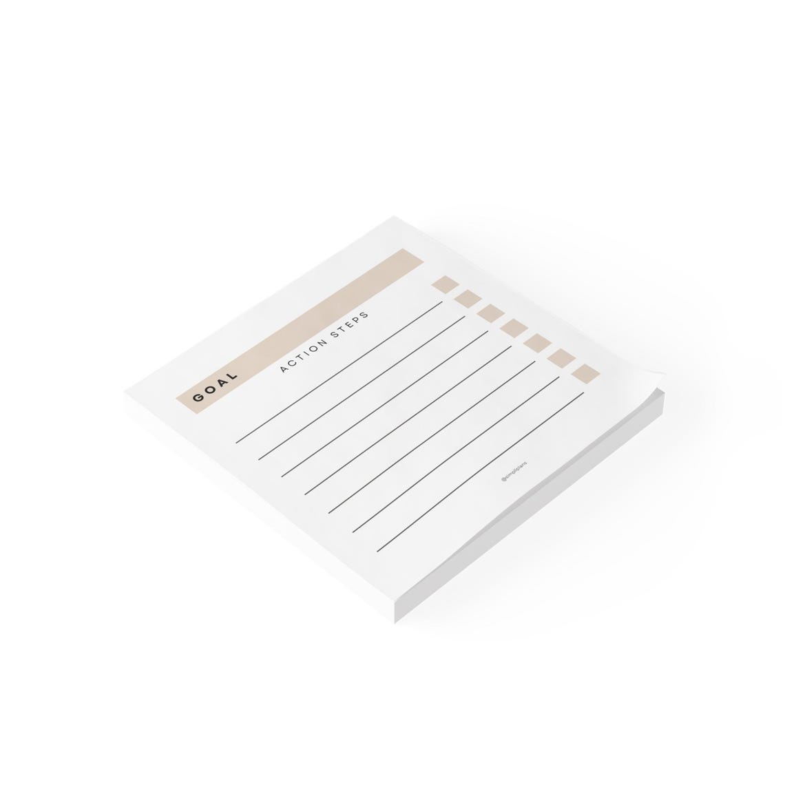 Simple Goal Breakdown Post-it® Notes Sticky Notes for Planner for ...