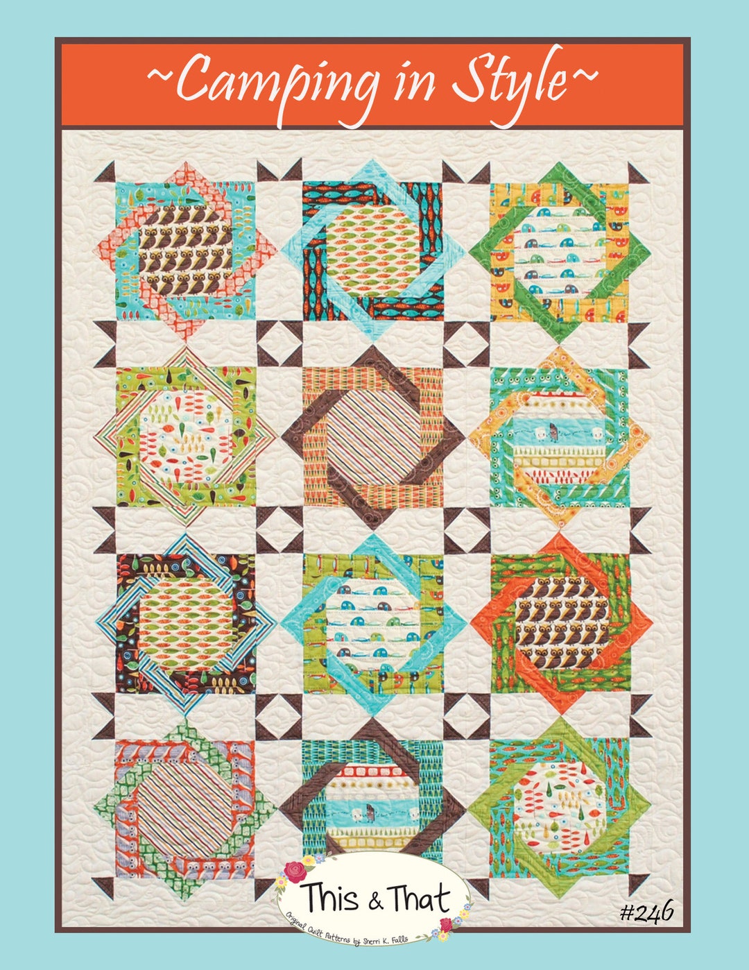 Camping in Style Quilt Pattern - Etsy