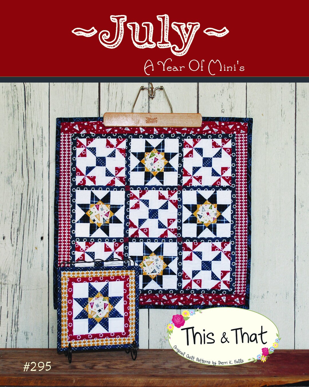 A Year of Mini July Download Pattern - Etsy