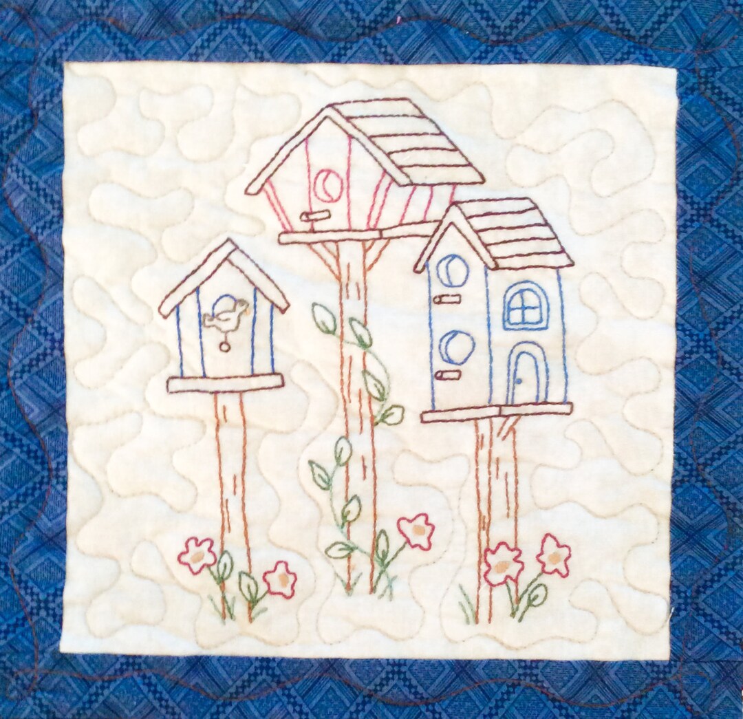 Early Bird for Seasons Embroidery Quilt Pattern - Etsy