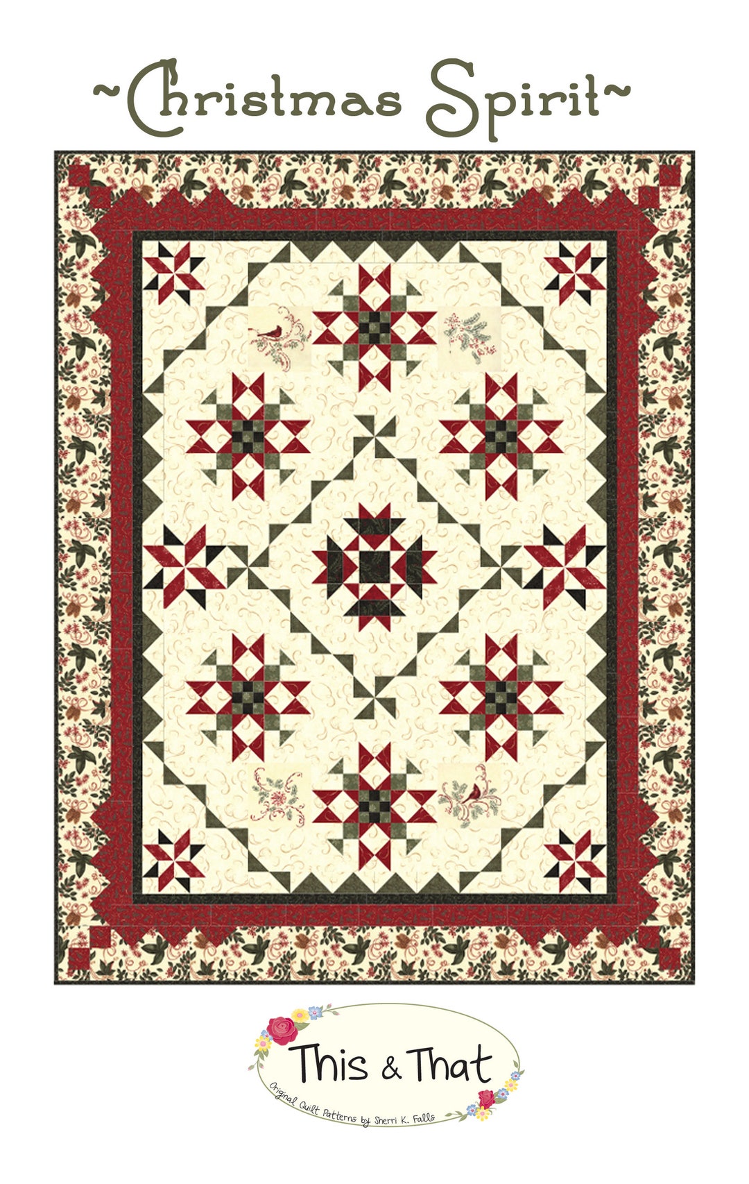 Christmas Spirit Quilt Pattern Download - Etsy