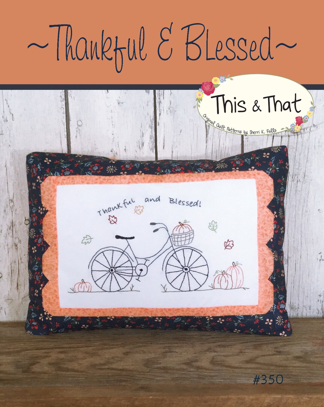 Thankful and Blessed Pattern Download - Etsy