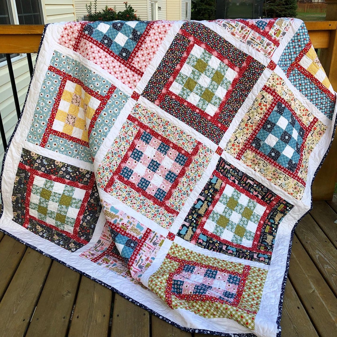 Picnic Plaid Quilt Pattern - Etsy