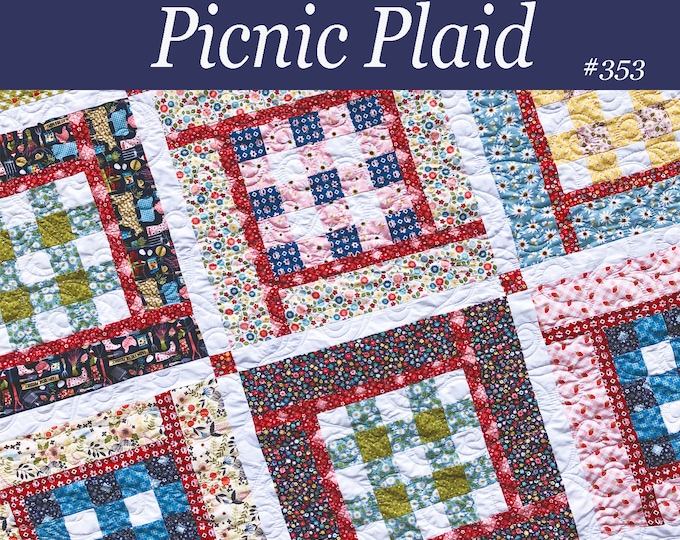 Picnic Plaid Quilt Pattern - Etsy