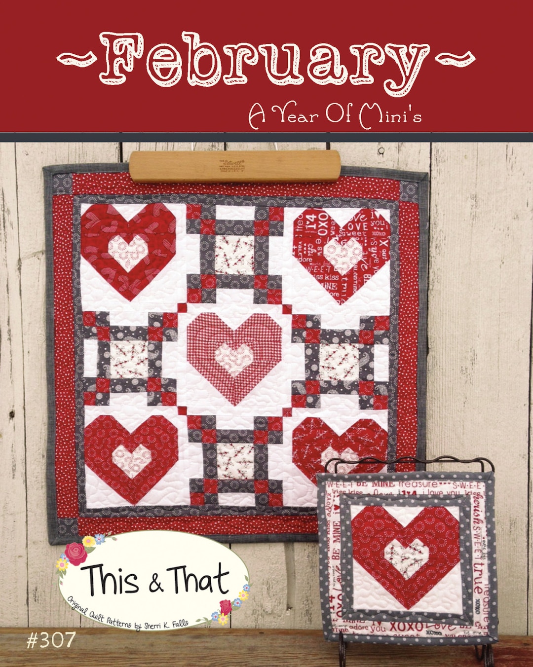 A Year of Mini~ February Quilt Pattern - Etsy