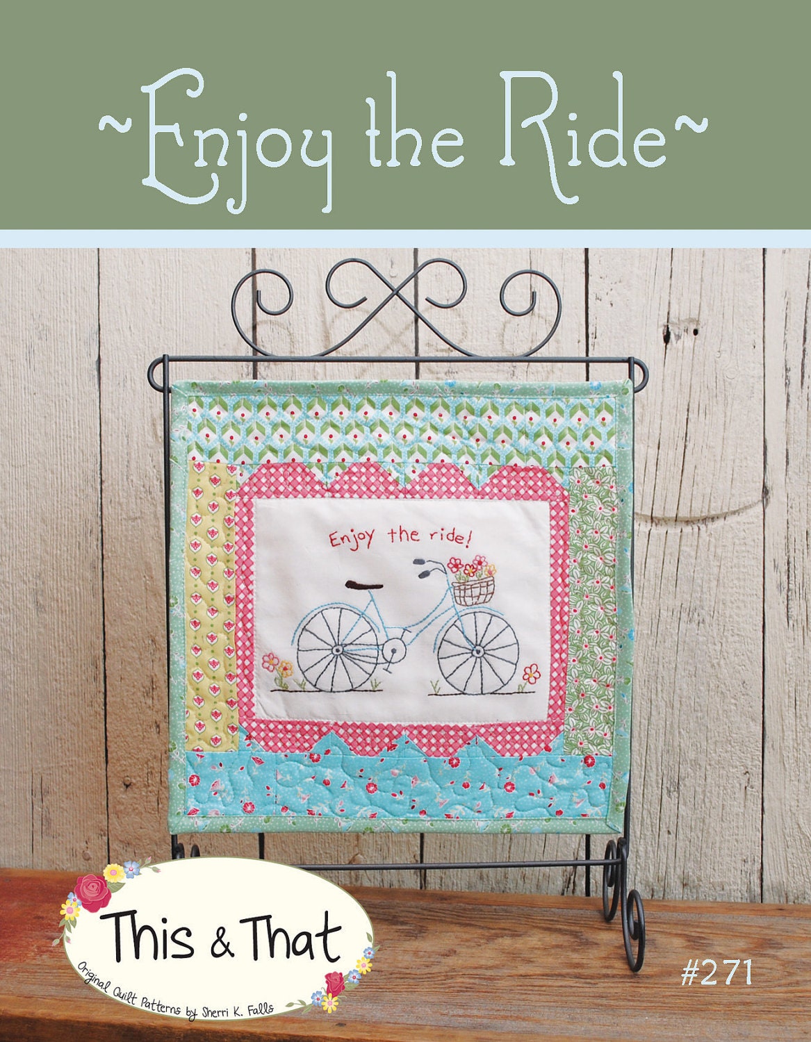 Enjoy the Ride Embroidery Pattern - Etsy