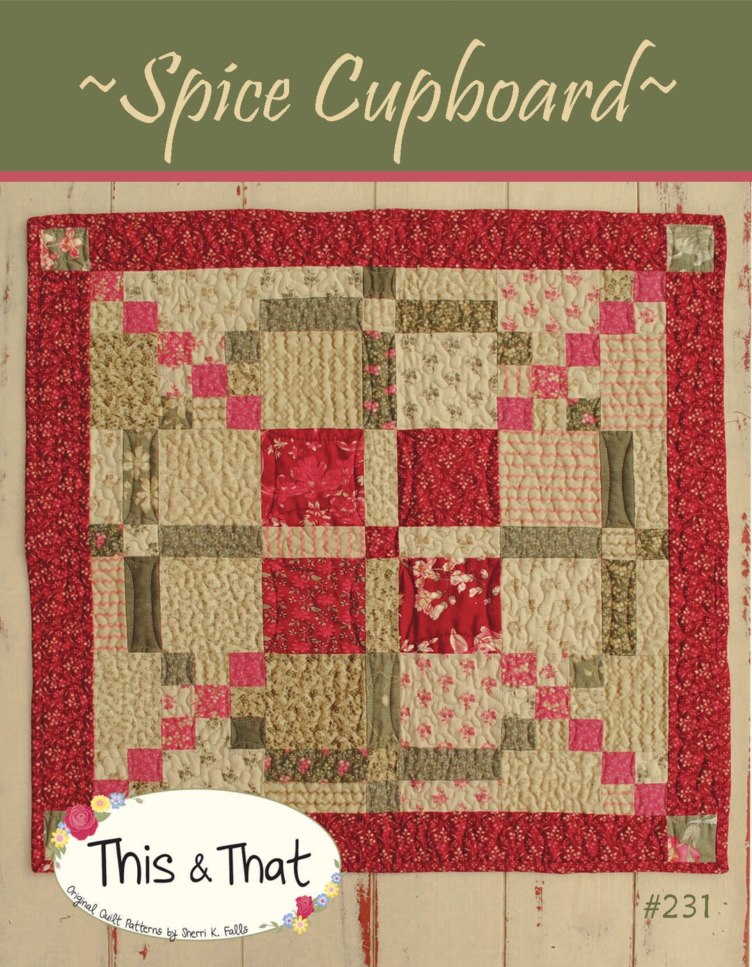 Spice Cupboard Quilt Pattern - Etsy
