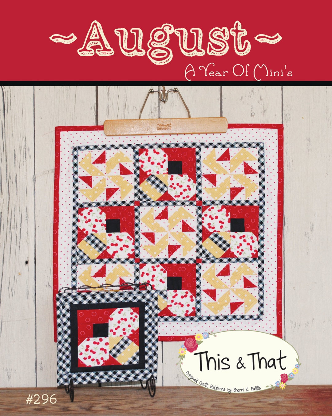 A Year of Mini~ August Quilt Pattern - Etsy