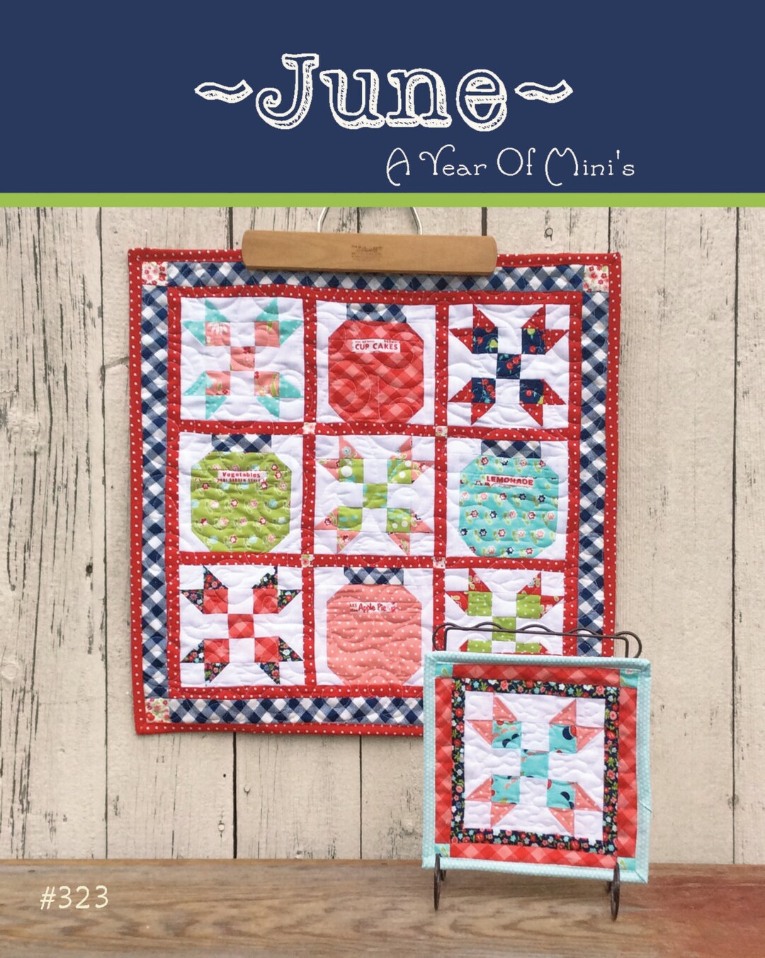 A Year of Mini~ June Quilt Pattern - Etsy