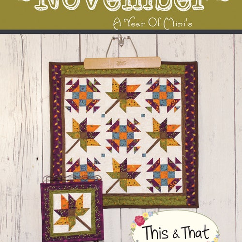 A Year of Mini November Pattern Download - Etsy