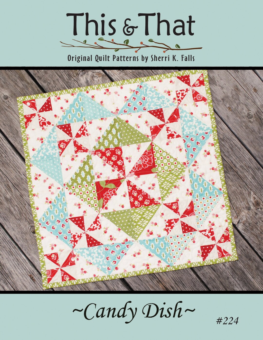 Candy Dish Quilt Download Pattern - Etsy